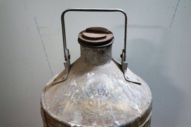 Vintage Petrol Can Marked REGENT Oil Co Ltd. # | XXXX Antique Complex