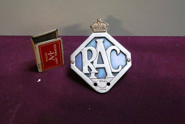Vintage RAC Badge by Stokes.. | XXXX Antique Complex