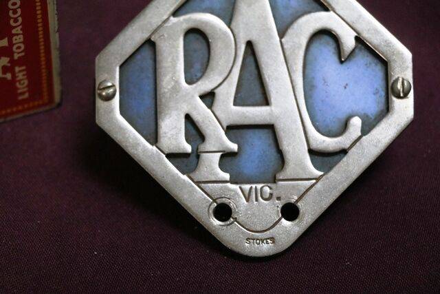 Vintage RAC Badge by Stokes.. | XXXX Antique Complex