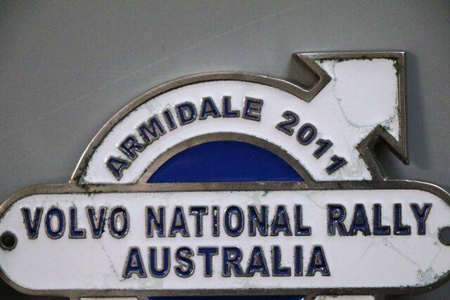 Volvo National Rally Australia Car Badge. | XXXX Antique Complex