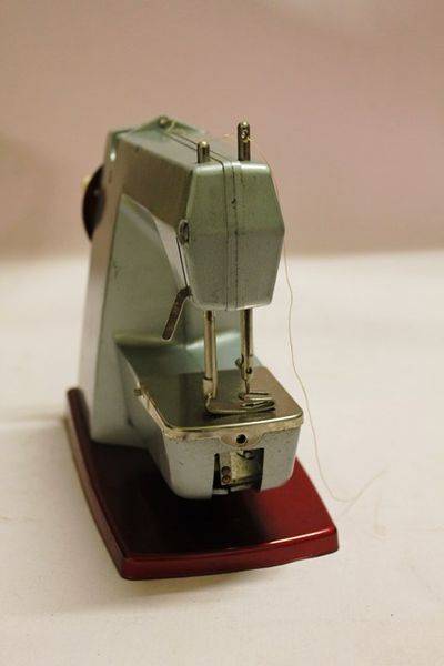 Vulcan Classic Toy Sewing Machine With Original Box Handbook and Table ...
