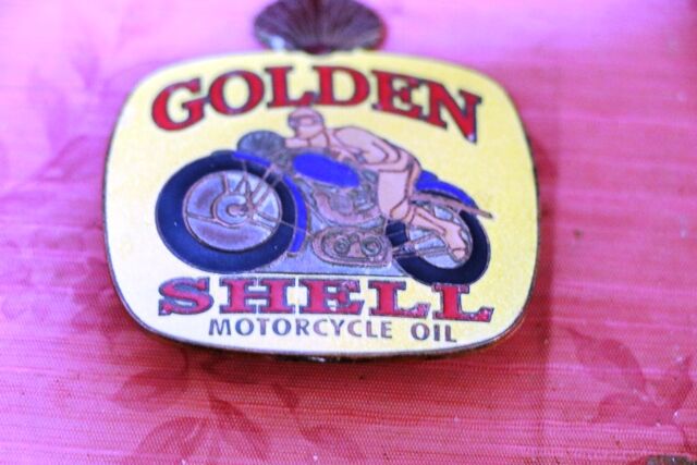W.O. Lewis Birmingham Golden Shell Motorcycle Enamel Badge. | XXXX ...