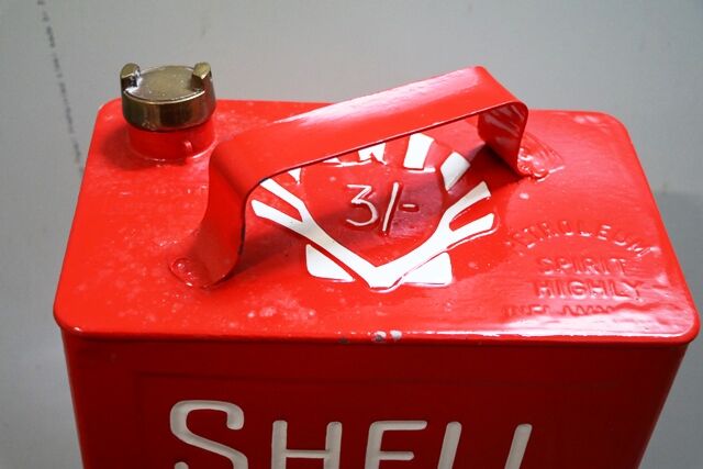 Well Restored 1949 Shell Motor Spirit Running Board Fuel Can. | XXXX ...