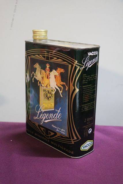 Yacco Legende Huile Moteur 2 Litres Motor Oil Tin | XXXX Antique Complex