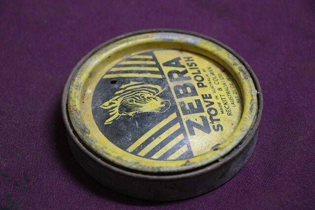 Zebra Stove Polish Tin | XXXX Antique Complex